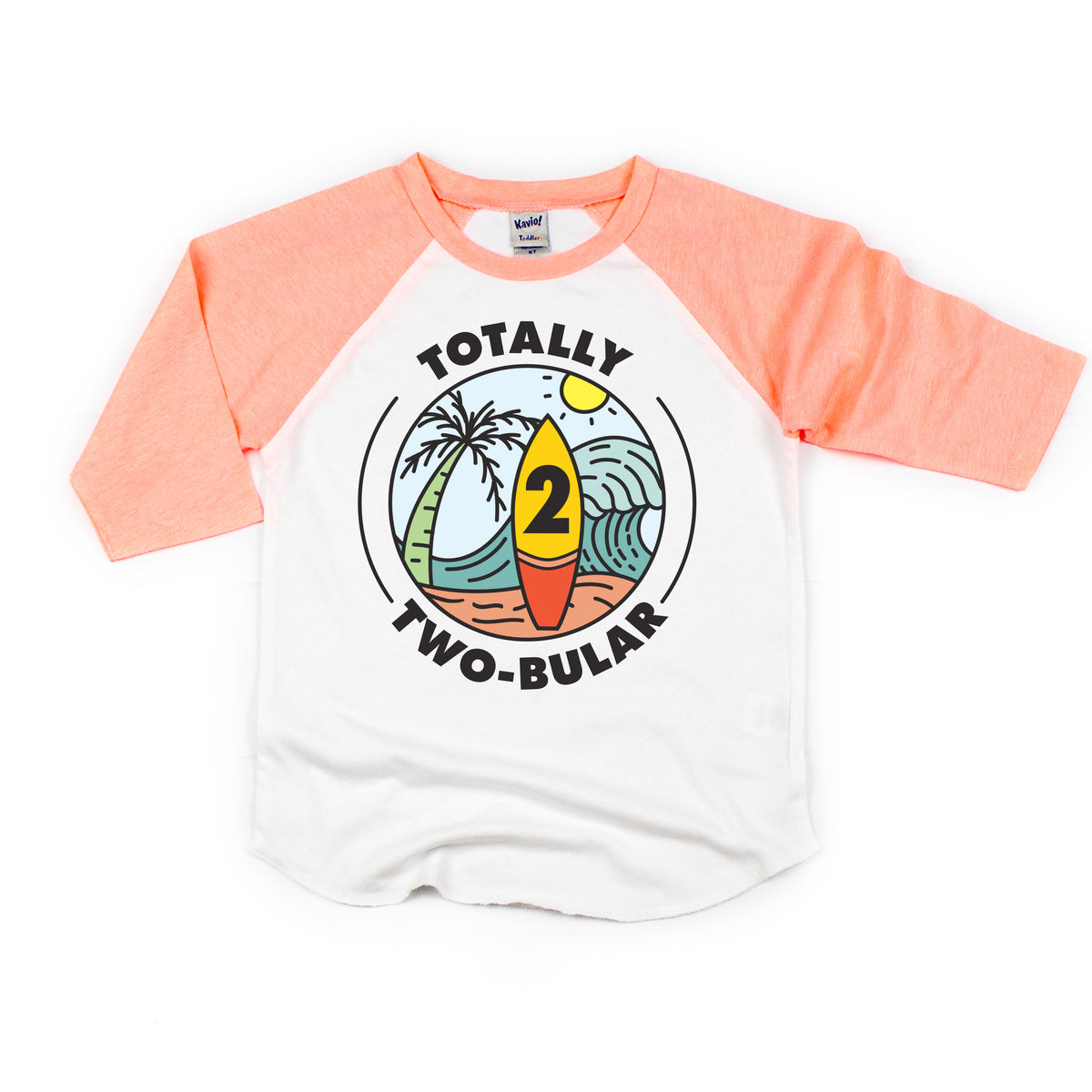 "Totally Two-bular" Second Birthday Raglan – 2TroubleBoys